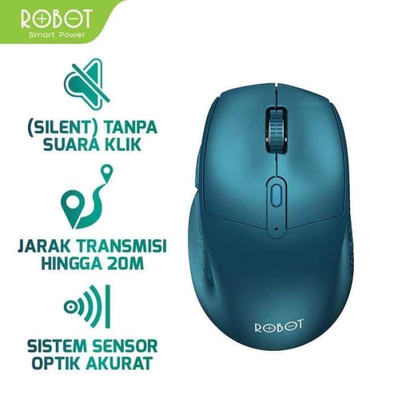 Jual Robot Mouse M320 6D Wireless Mouse Silent key Original Resmi ...