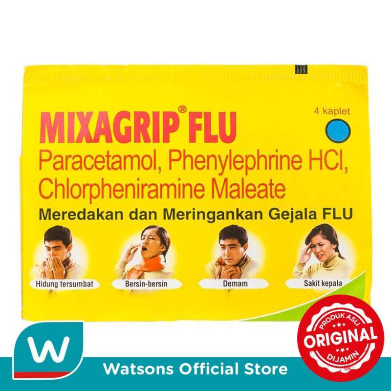 Jual Mixagrip Tablet 25x4's (strip) Di Seller Watsons Official Store ...