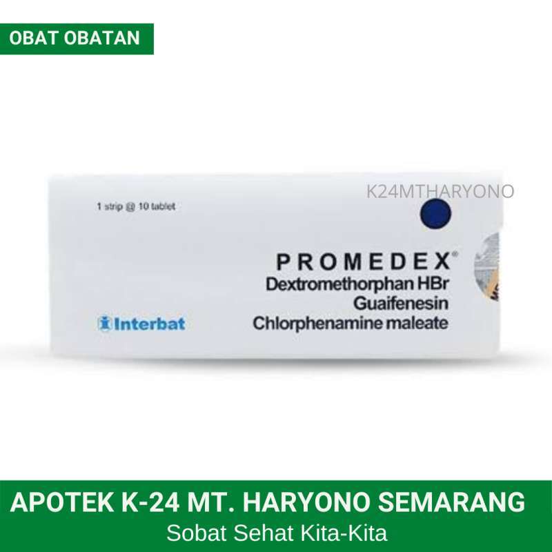 Jual Promedex Tablet Strip Isi 10 Tablet / Obat Batuk Di Seller K24 Mt ...