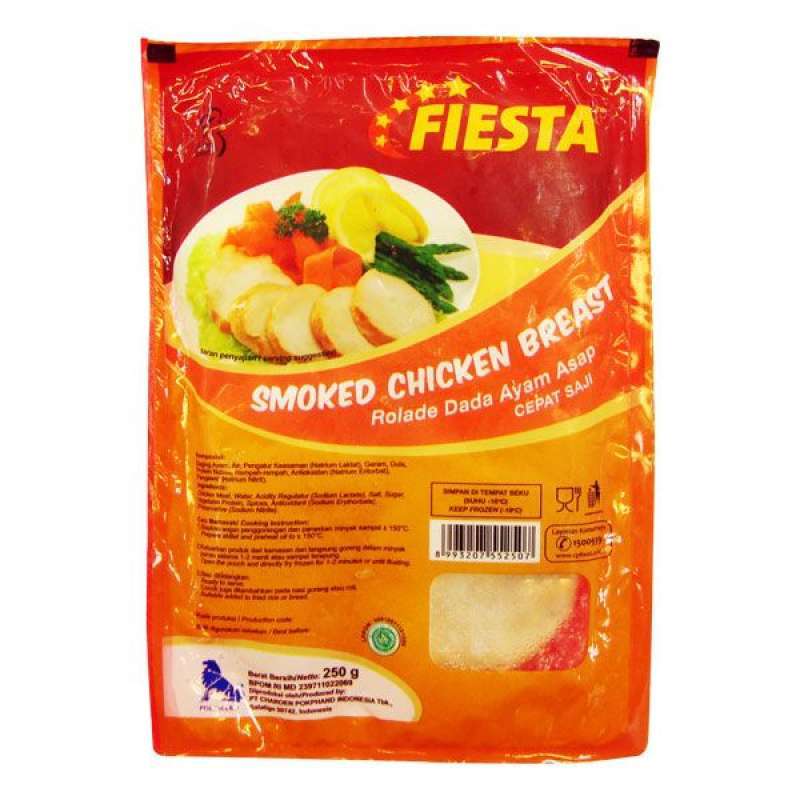 Jual FIESTA SMOKED CHICKEN BREAST 250 GR di Seller Hypermart Lombok ...