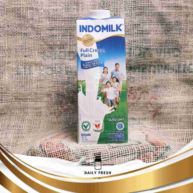 Jual Indomilk Uht Full Cream Plain 1000 Ml Susu Uht Di Seller Daily ...