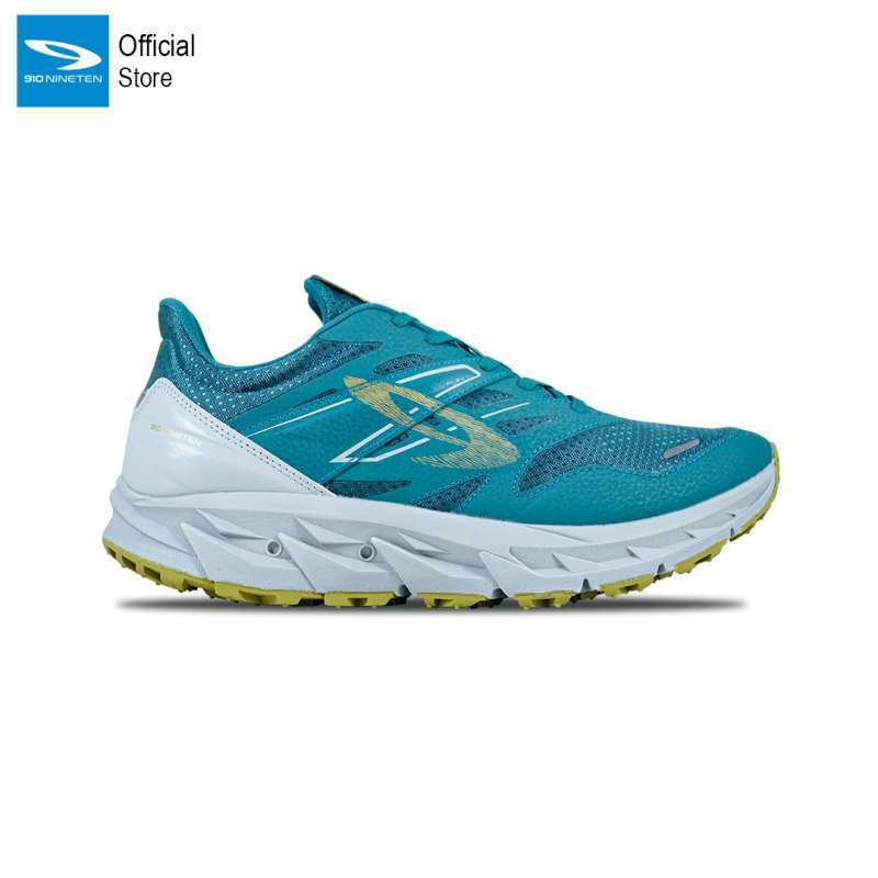 Jual 910 Nineten Yuza Evo Sepatu Trail Running - Hijau/Abu-Abu/Emas di ...
