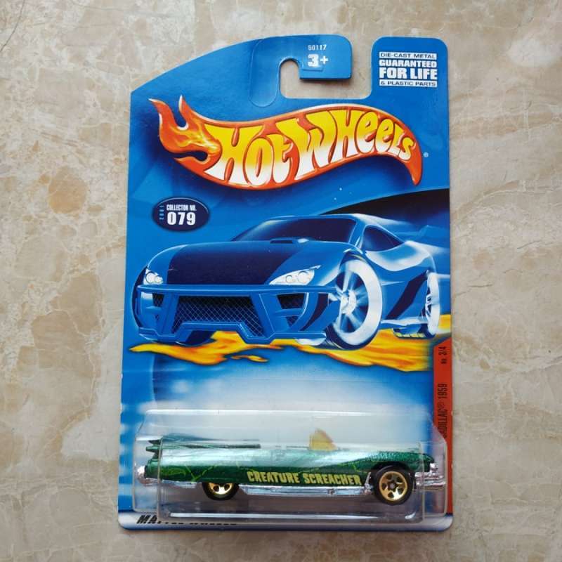 Jual Hotwheels Cadillac 1959 Monster Series Japan Sticker Card Tampo ...
