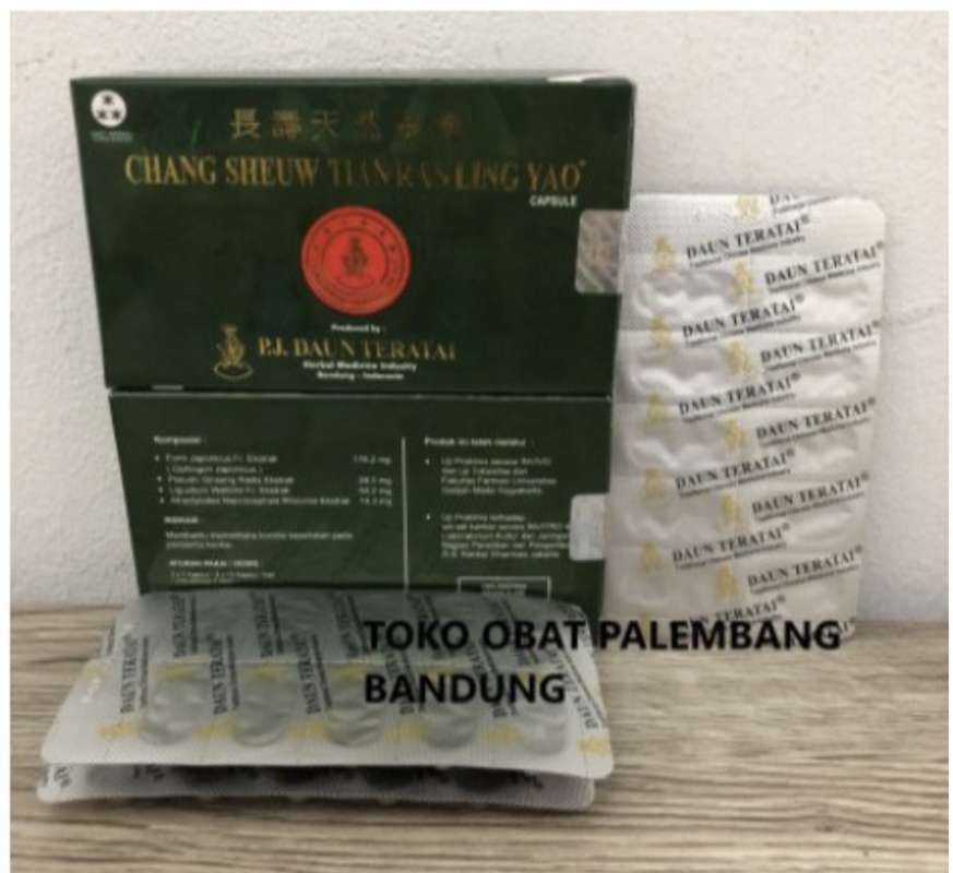 Jual CHANG SHEUW TIAN RAN LING YAO 30 KAPSUL DAUN TERATAI OBAT KANKER ...