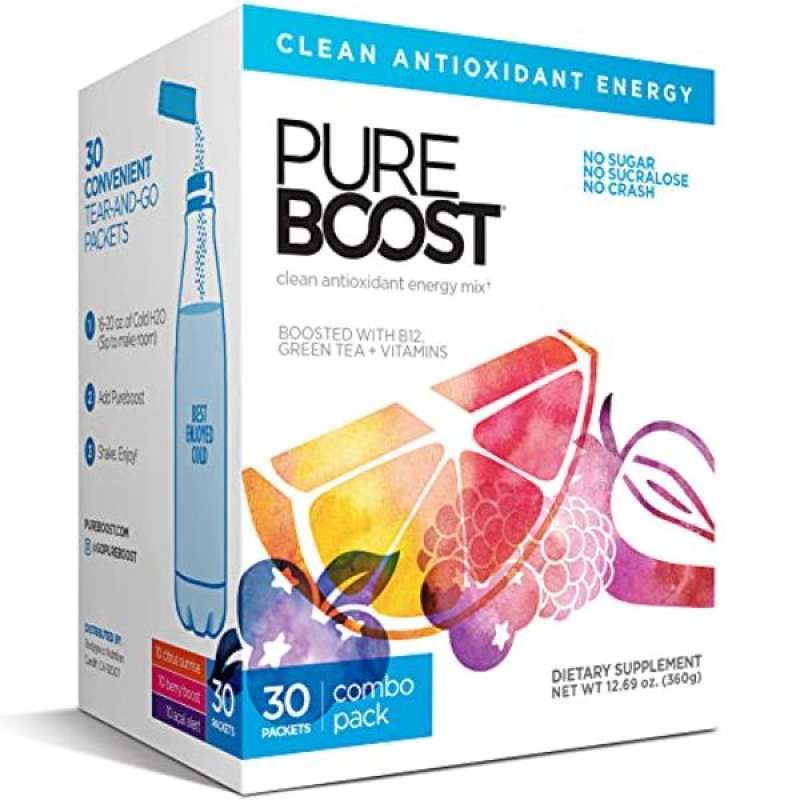 Jual Pureboost Clean Energy Drink Mix Immune System Support (Combo Pack ...