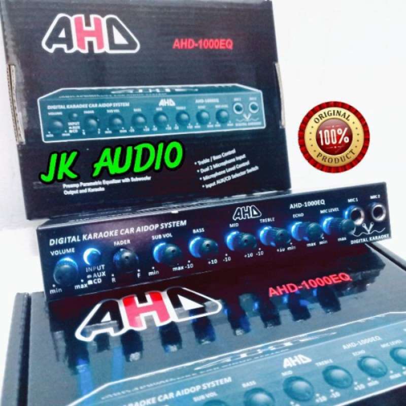 Jual Parametrik Equalizer Car Audio Pre-amp Karaoke Audio Sytem Ahd Di ...