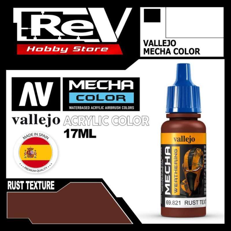 Jual VALLEJO RUST TEXTURE MECHA COLOR CAT MODEL KIT AIRBRUSH KUAS ...