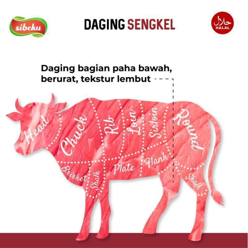 Promo Daging Sapi Sengkel Halal 1kg Frozen Food Import Dari Australia ...