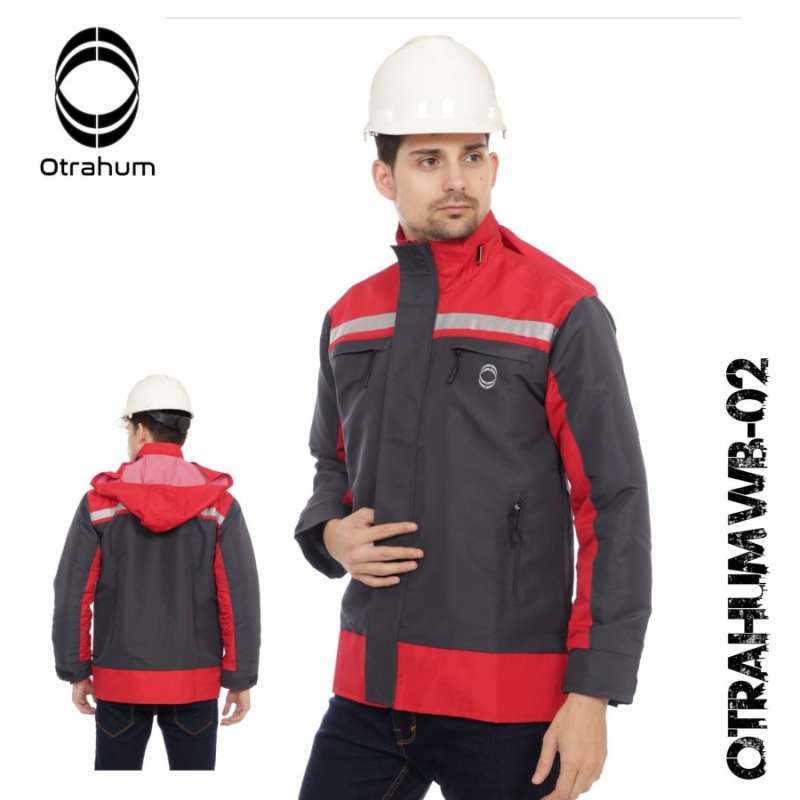 Jual Jaket Parasut Jaket Outdoor Jaket Tambang Proyek Lapangan Safety ...
