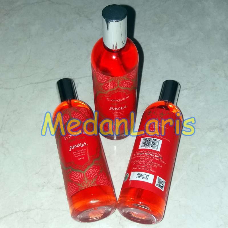 Jual Red Merah Amalia Perfume Hijab Series EVANGELINE Eau De Parfum ...