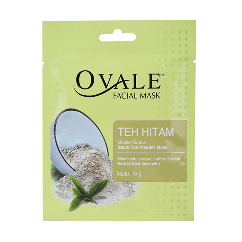 Jual Ovale Black Tea Face Powder Mask [15 G] Di Seller Jawara Shop - Dr ...