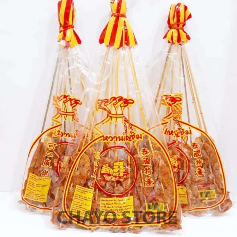 Jual FLy Boat Satay Ikan / FIsh Satay Thailand / Sate Ikan Thailand ...