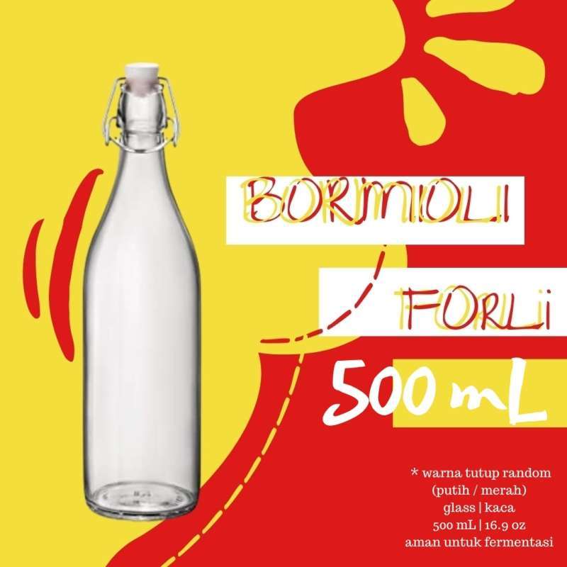 Jual Soebi Antiq - Bormioli Forli 500 Ml | Botol Kaca | Botol Tutup ...