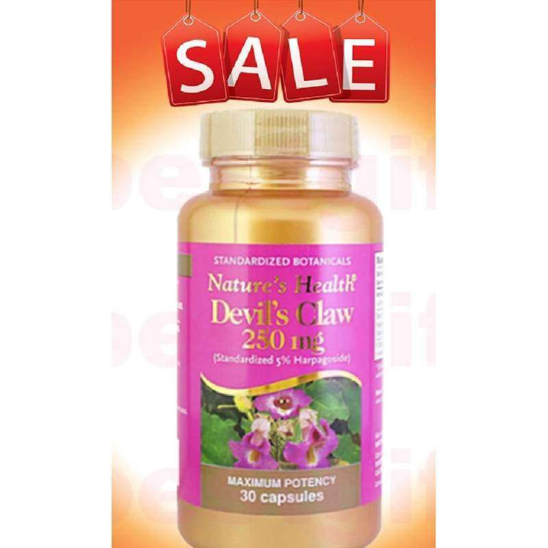 Promo Nature's Natures Nature Health Devil's Devils Devil Claw Claws 250 Mg Nyeri Sendi Ginjal ...