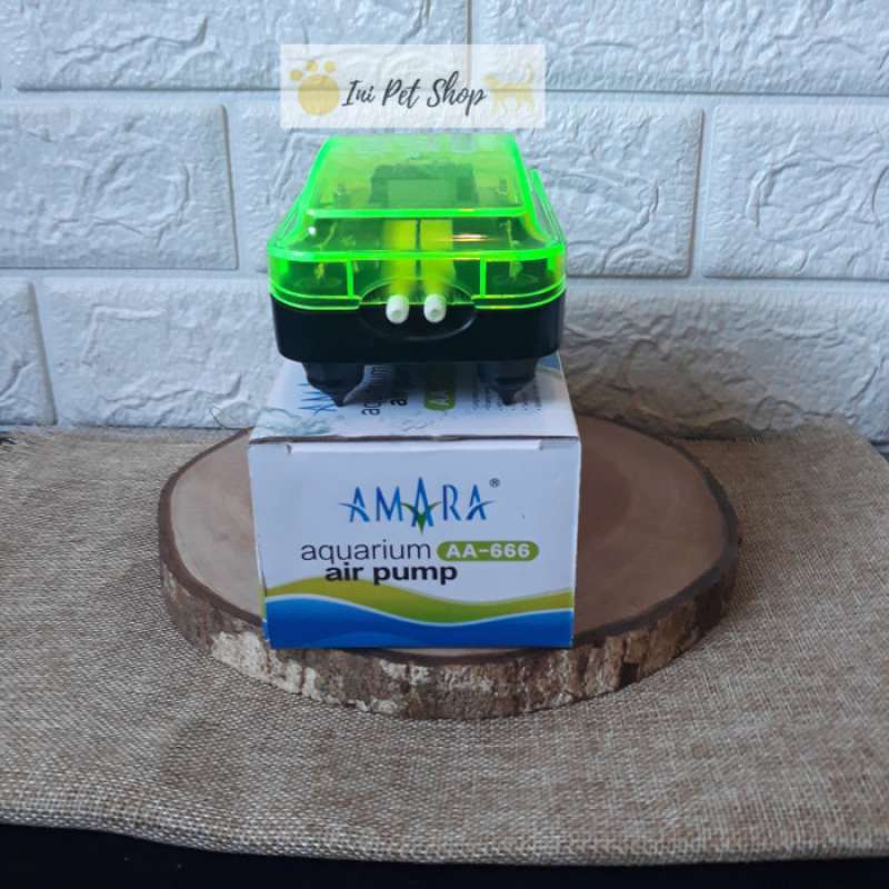 Jual AMARA AA-666 AQUARIUM AIR PUMP AERATOR 2 LOBANG - Multicolor di Seller cahaya sejahtera ...