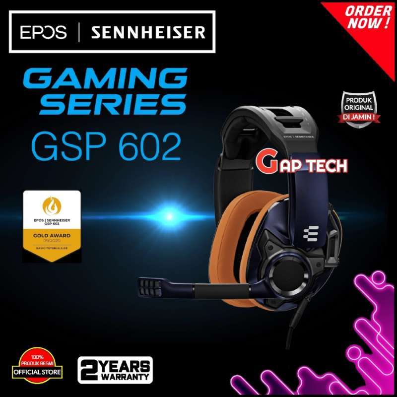 Jual Epos Sennheiser GSP 602 / GSP602 Gaming Headset Original di Seller ...
