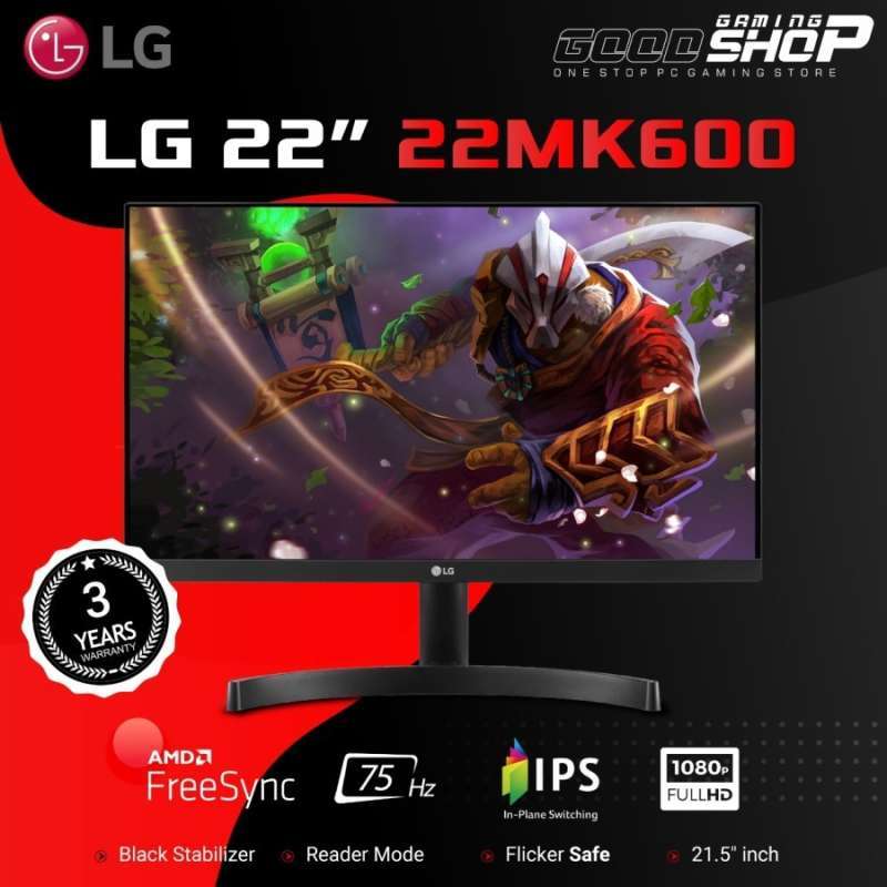 Jual Lg 22mk600 / 22mk600m 22 Inch 75hz Full Hd Ips Freesync Gaming ...