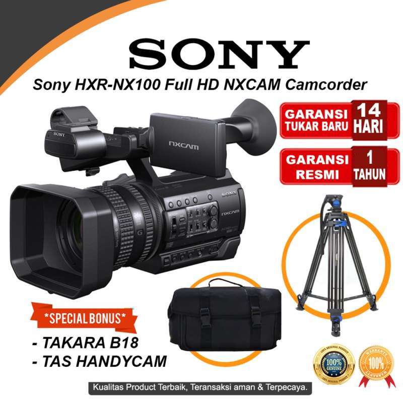 Jual Sony Hxr-nx100 Full Hd Nxcam Camcorder - Handycam Nx 100 Di Seller Dg Pro Official Store ...