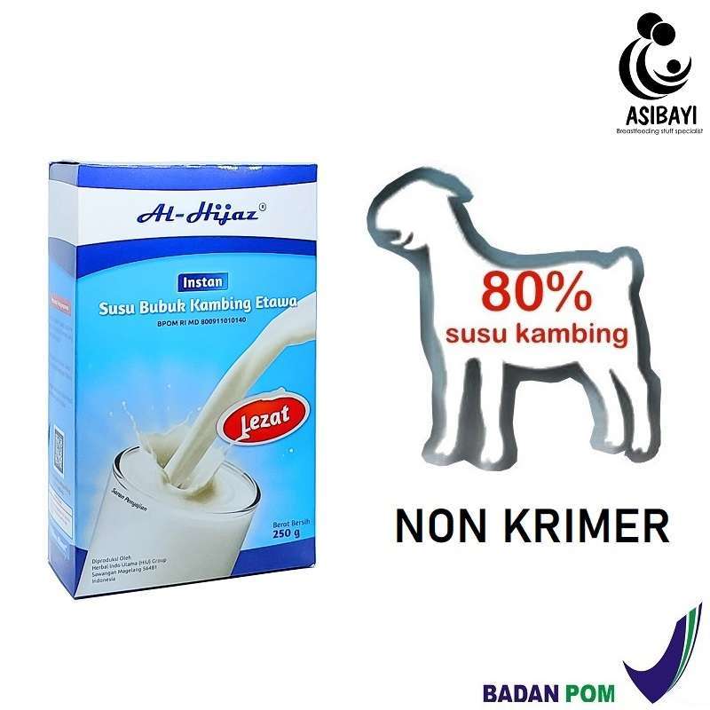 Promo Al Hijaz Susu Kambing Etawa Instant Halal Bpom Ettawa Non Krimer ...