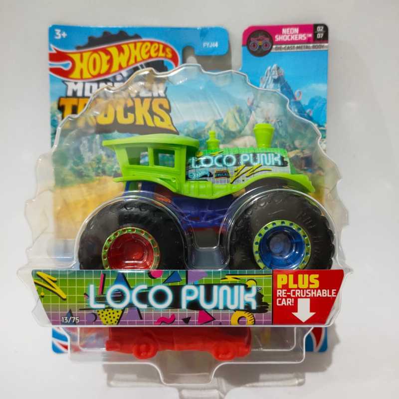 Jual Hot Wheels Hotwheels Monster Trucks Truck Loco Punk Hijau Green ...