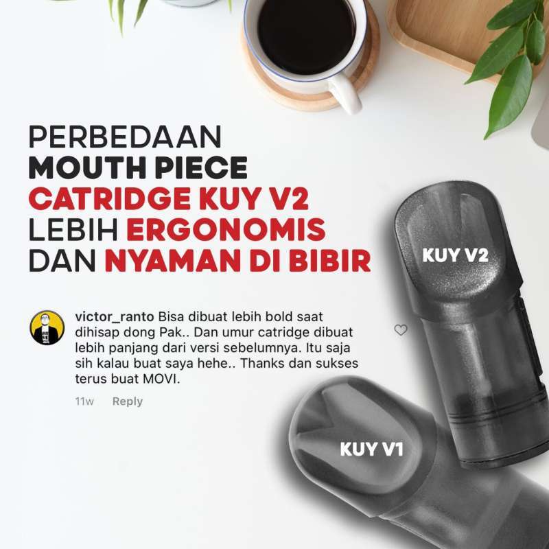 Jual Catridge Kuy Pod V2 Authentic Movi Di Seller Movi - Selong, Kota ...