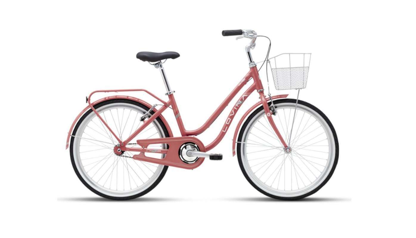 Jual Polygon Lovina [24 inch] Comfort City Bike Single Speed - Black di ...