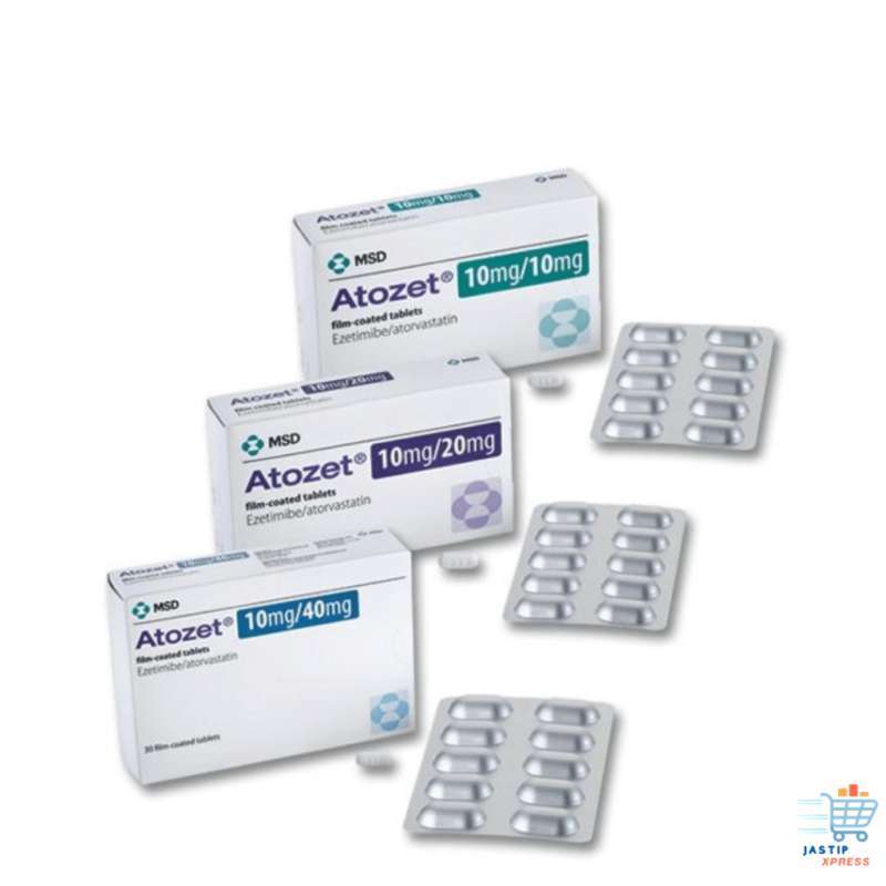 Jual ATOZET 10/10mg - 10/20mg - 10/40mg 30 Tablets, Warna 10/40mg di ...