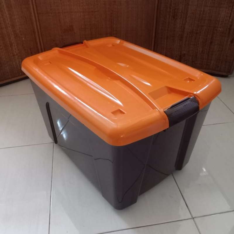 Jual Box Container Dgn Roda 50 Liter / Box Container 50L / Box Plastik ...