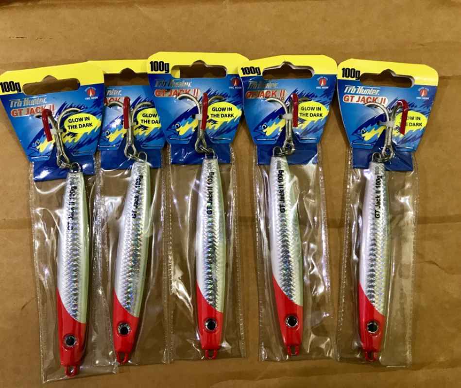 Jual metal jig pancing pro hunter GT jack II 100g di Seller Orca ...