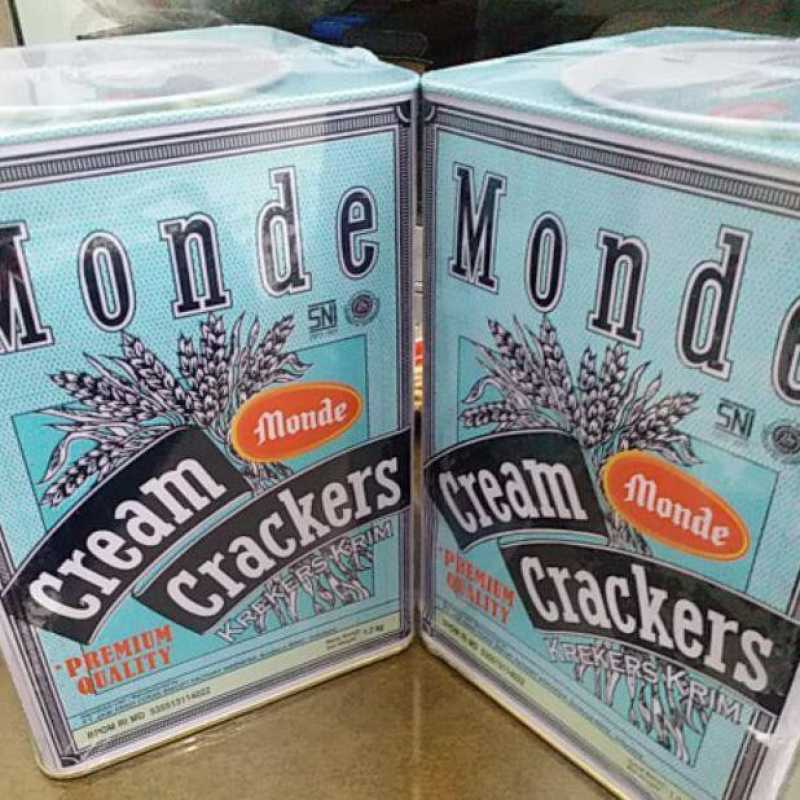 Promo Biskuit Kaleng / Monde Cream Crackers Kaleng [1.2 Kg] Diskon 26% ...