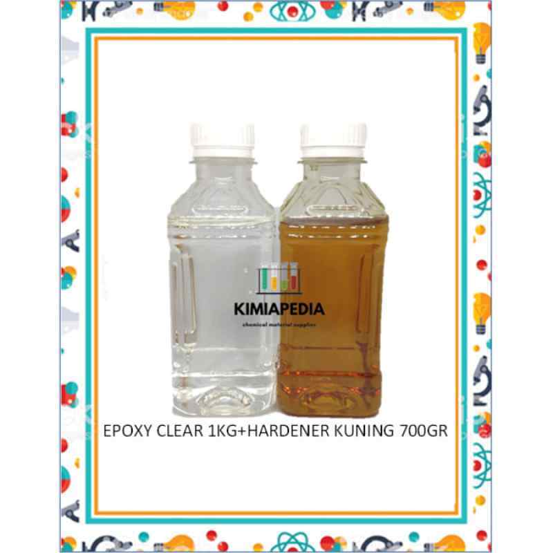 Jual Unik Lem Besi Set Epoxy Resin Adhesive Kuning Coklat Bahan Coating ...