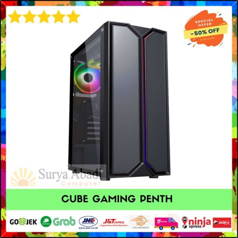 Jual CUBE GAMING PENTH CASING PC GAMING ATX MATX di Seller Surya Abadi ...