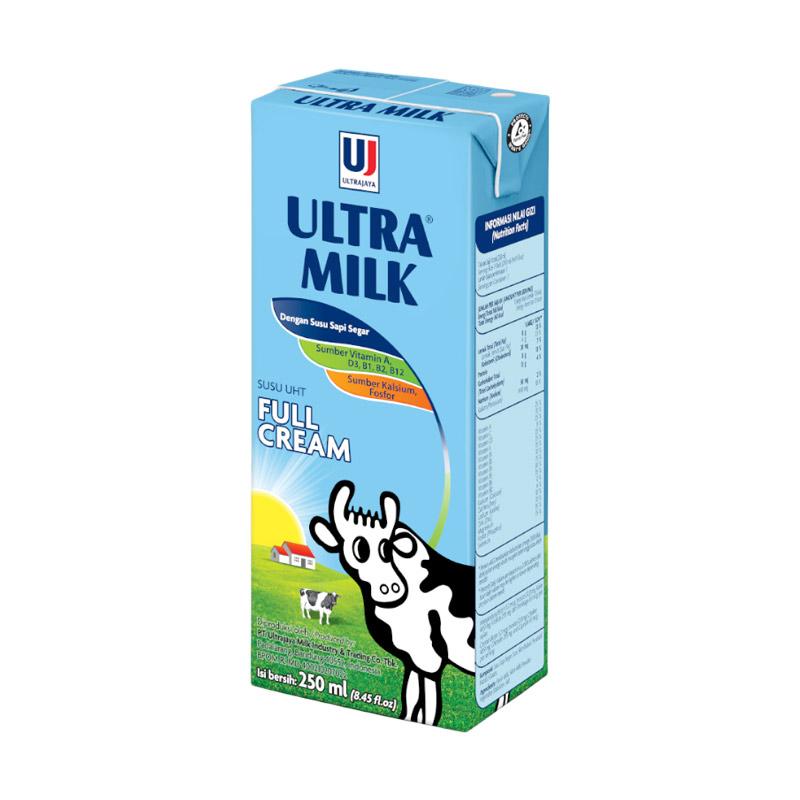 Jual Ultra Jaya Ultra Milk Full Cream Susu UHT - Coklat [250 mL ...