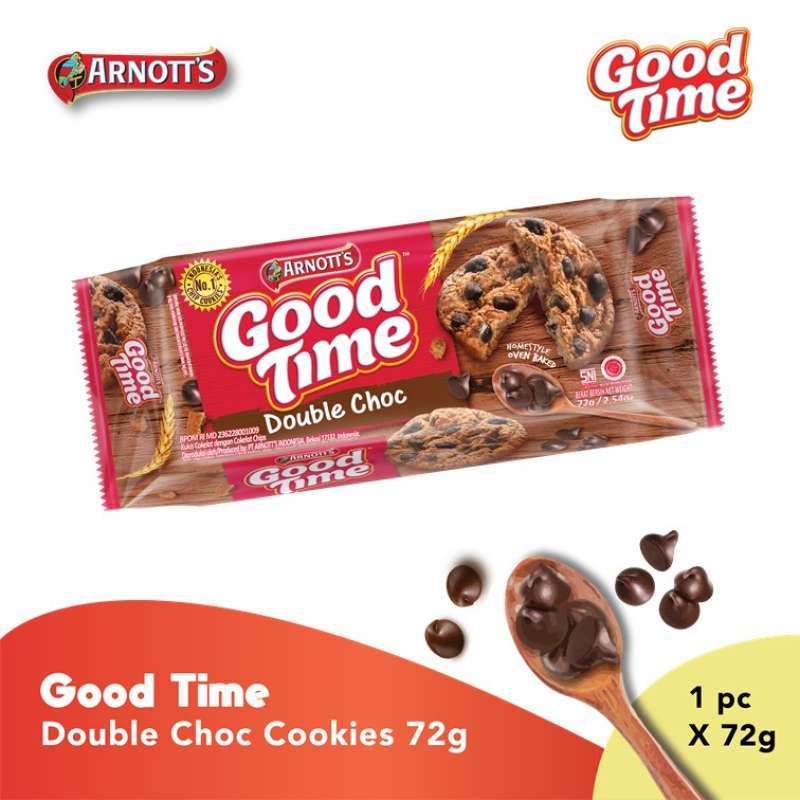Jual Good Time Cookies Double Chocolate [72 G] Di Seller Alfamart ...