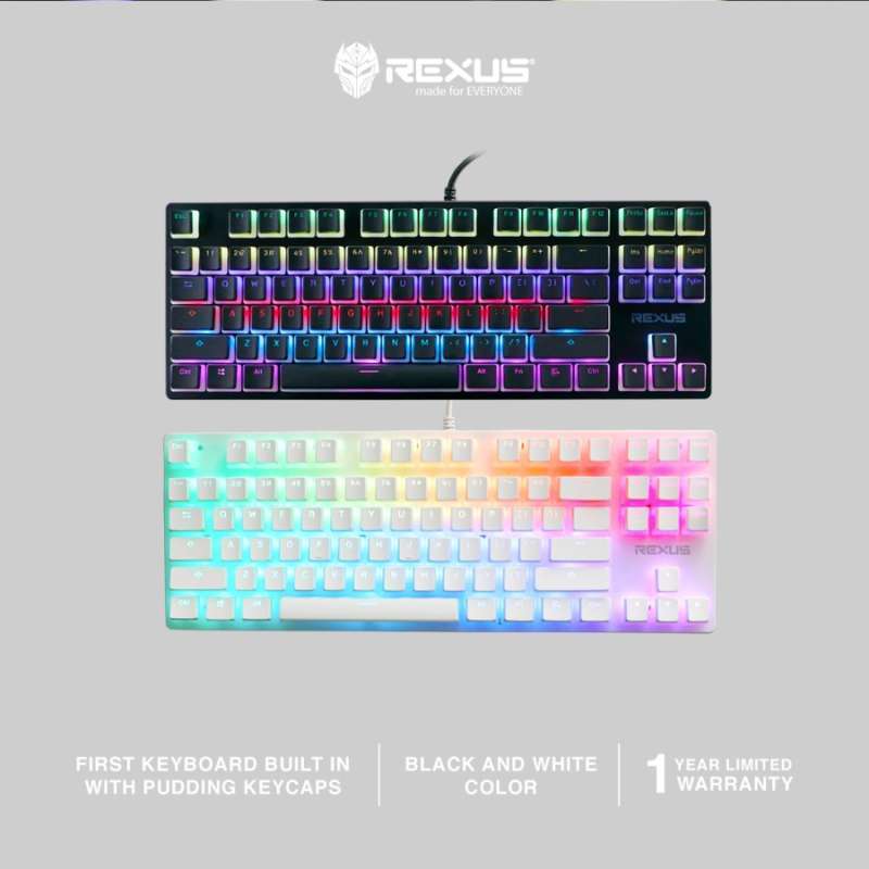 Jual Rexus Keyboard Gaming Mechanical Legionare MX9 Pudding / MX9P TKL ...