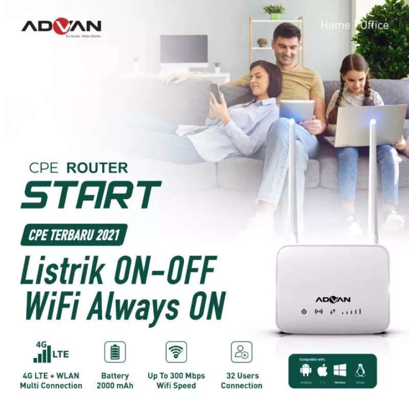 Jual Advan Cpe Start Router Modem Portable [free Telkomsel Orbit ...
