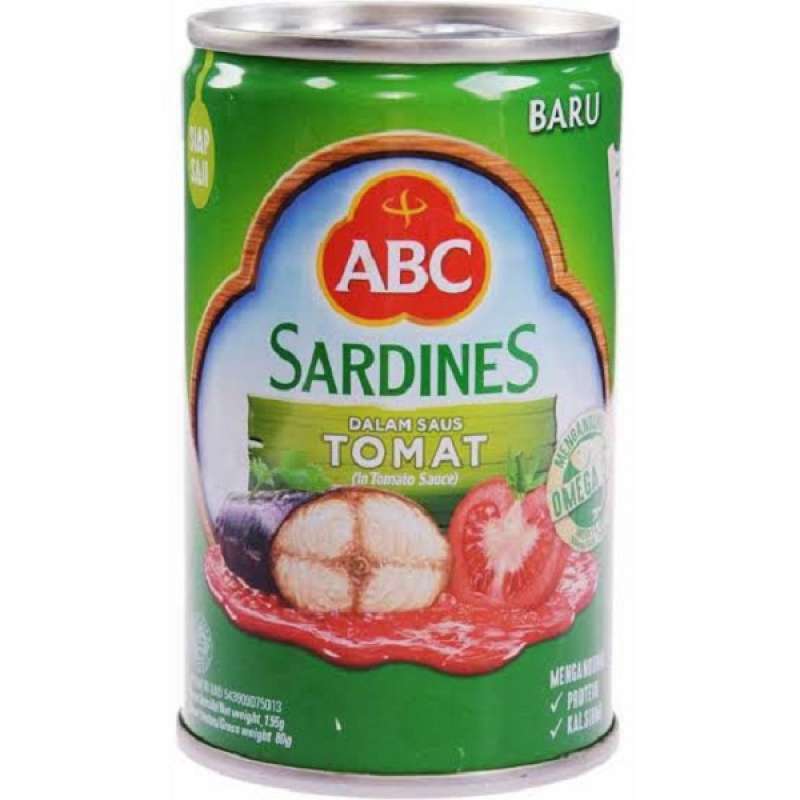 Jual ABC Sarden Tomat Sardines kemasan kecil 155 gram di Seller Yolins ...