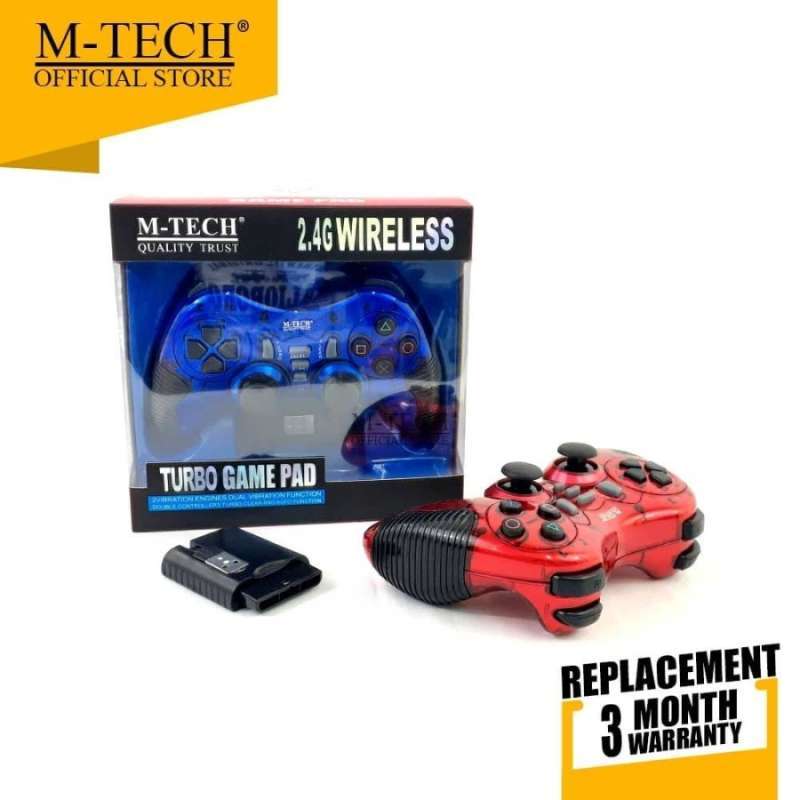 Jual M-tech Original Gamepad Joystick Wireless 3 In 1 Pc Laptop Ps2 Ps3 ...
