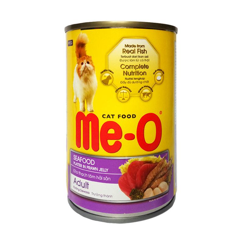 Jual Me-O Rasa Seafood Meo Wet Food Makanan Kucing [400 g] di Seller ...