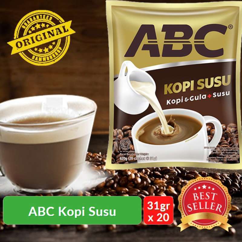 Jual ABC Coffee Milk Bag 20 S X 31g 31 gram kopi susu di Seller The ...