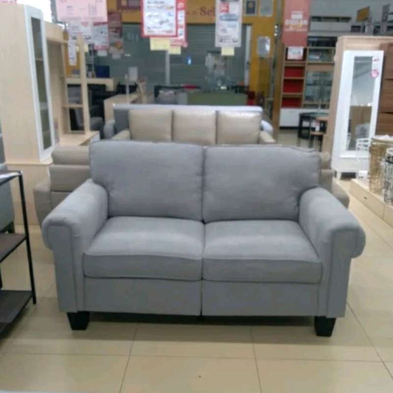 Promo Sofa Informa Langley Grey Sofa 2 Seater Sofa Tamu Kursi Sofa ...