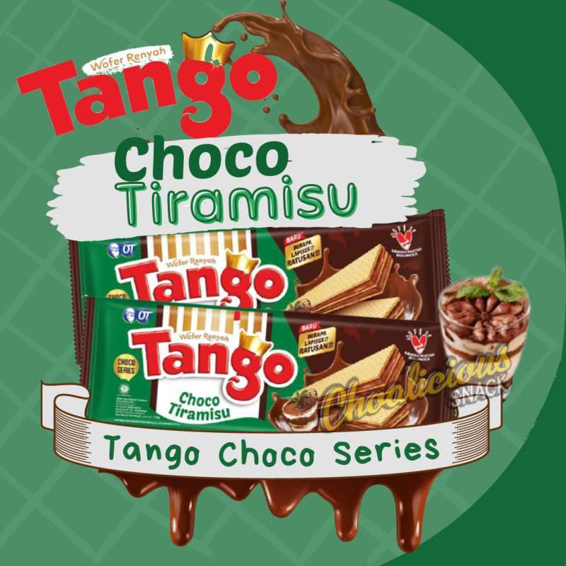 Jual WAFER TANGO Choco Tiramisu Choco Series Wafer Renyah 130 gram di ...