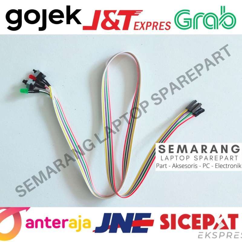 Jual Kabel Power Reset Led Pc Switch Button Tombol Front Panel Motherboard Mobo Di Seller