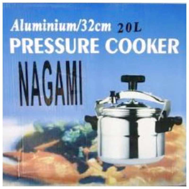 Jual Jual Nagami Panci Presto Pressure Cooker 20 Liter 20L / 32Cm Mirip Getra - Multicolor di ...