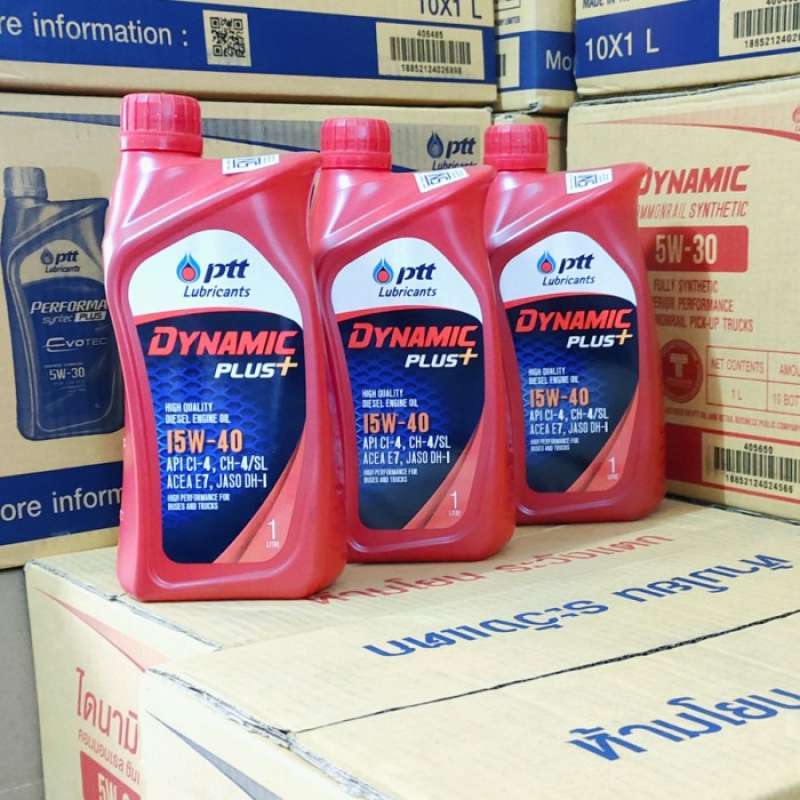 Promo Oli Diesel Ptt Lubricants Dynamic Plus 15w40 [1]l Diskon 2% Di ...