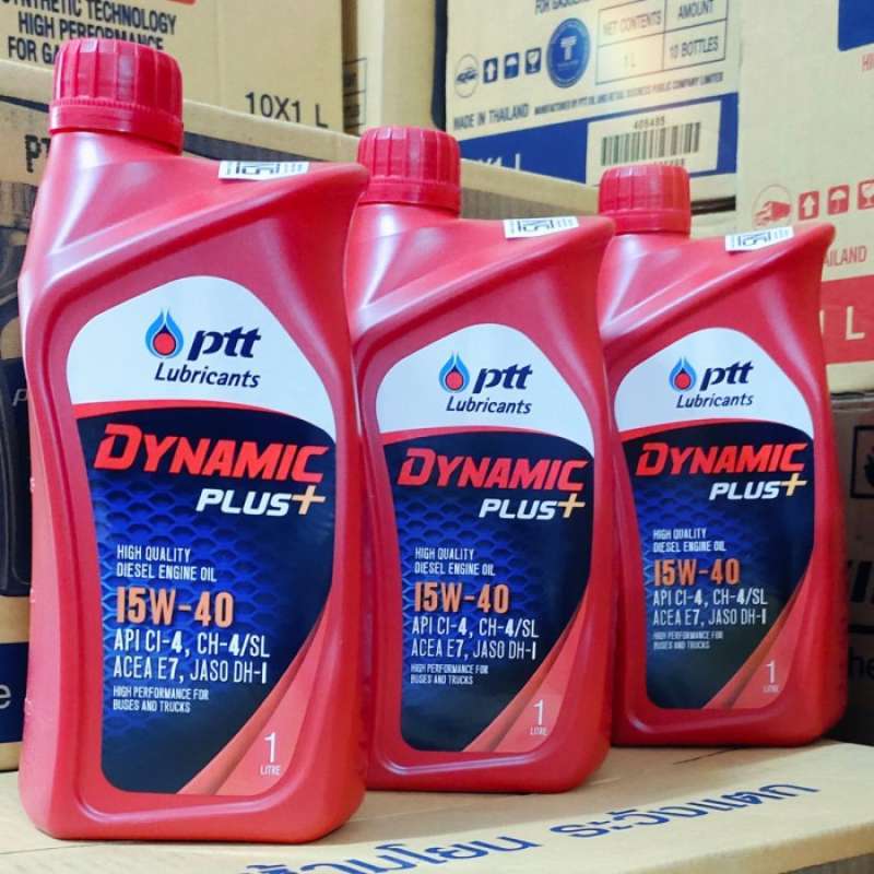 Promo Oli Diesel Ptt Lubricants Dynamic Plus 15w40 [1]l Diskon 2% Di ...