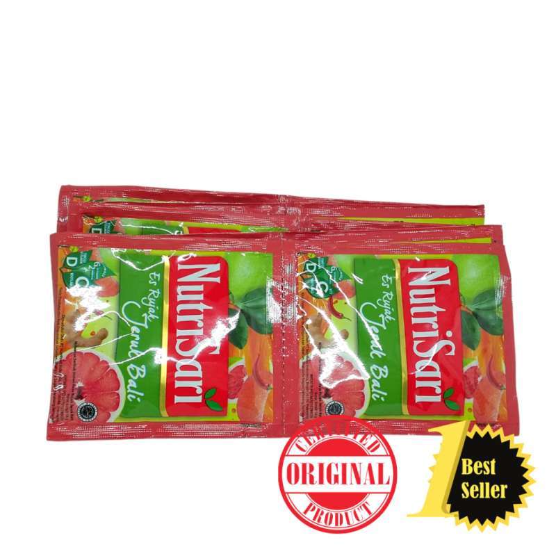 Jual NUTRISARI ES RUJAK JERUK BALI 12G 1 RENCENG 10 SACHET di Seller ...