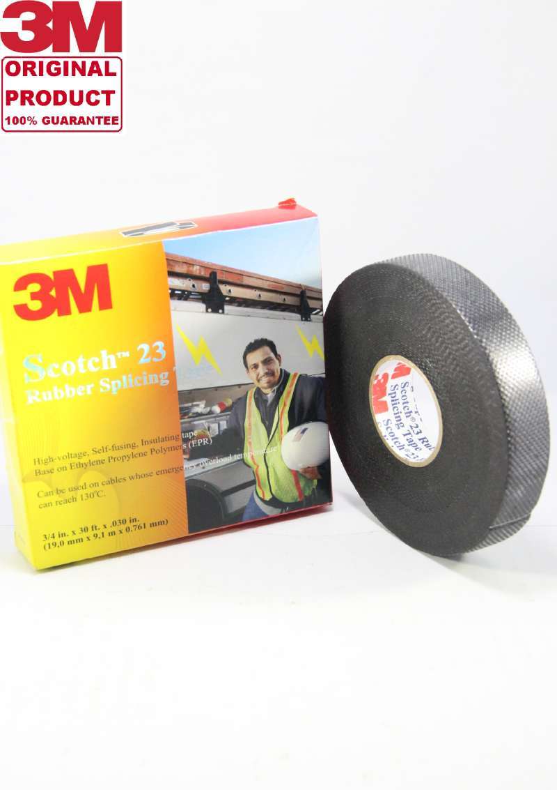 Jual 3M ISOLASI ELECTRICAL / SCOTH 23 TAPE / ISOLASI LISTRIK 3/4 in x ...