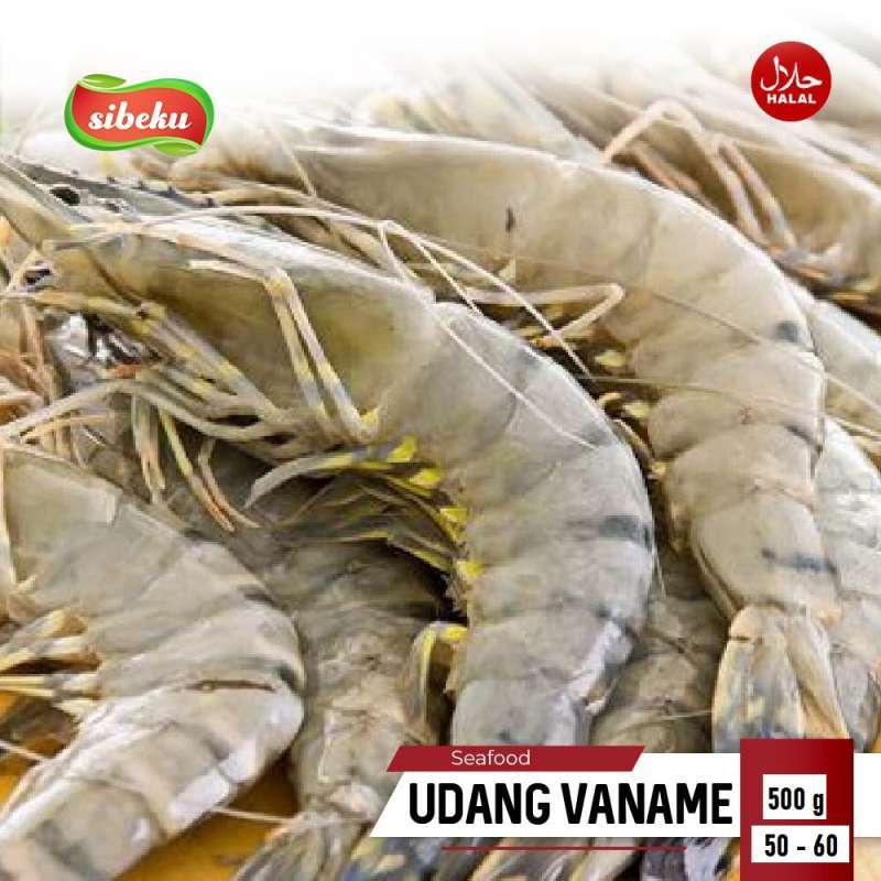 Jual Udang Fresh Vaname 450-500g (50-60) ekor Frozen Food di Seller ...