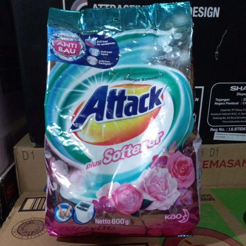 Jual Attack Plus Softener 800g Murah HARGA PROMO di Seller Kenzie ...